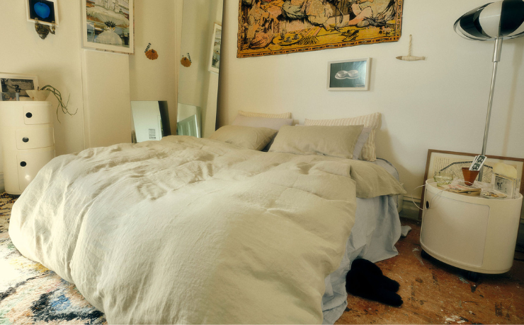 Anna Fiedler’s Art-Filled Home & Studio | IN BED USA